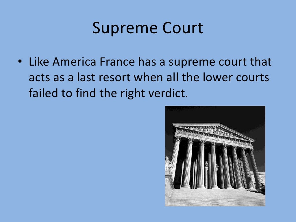 The french judicial system