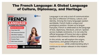 The French Language.ppt................. | PPT