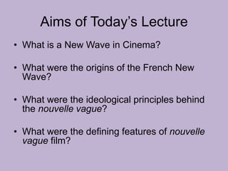 The french new wave | PDF