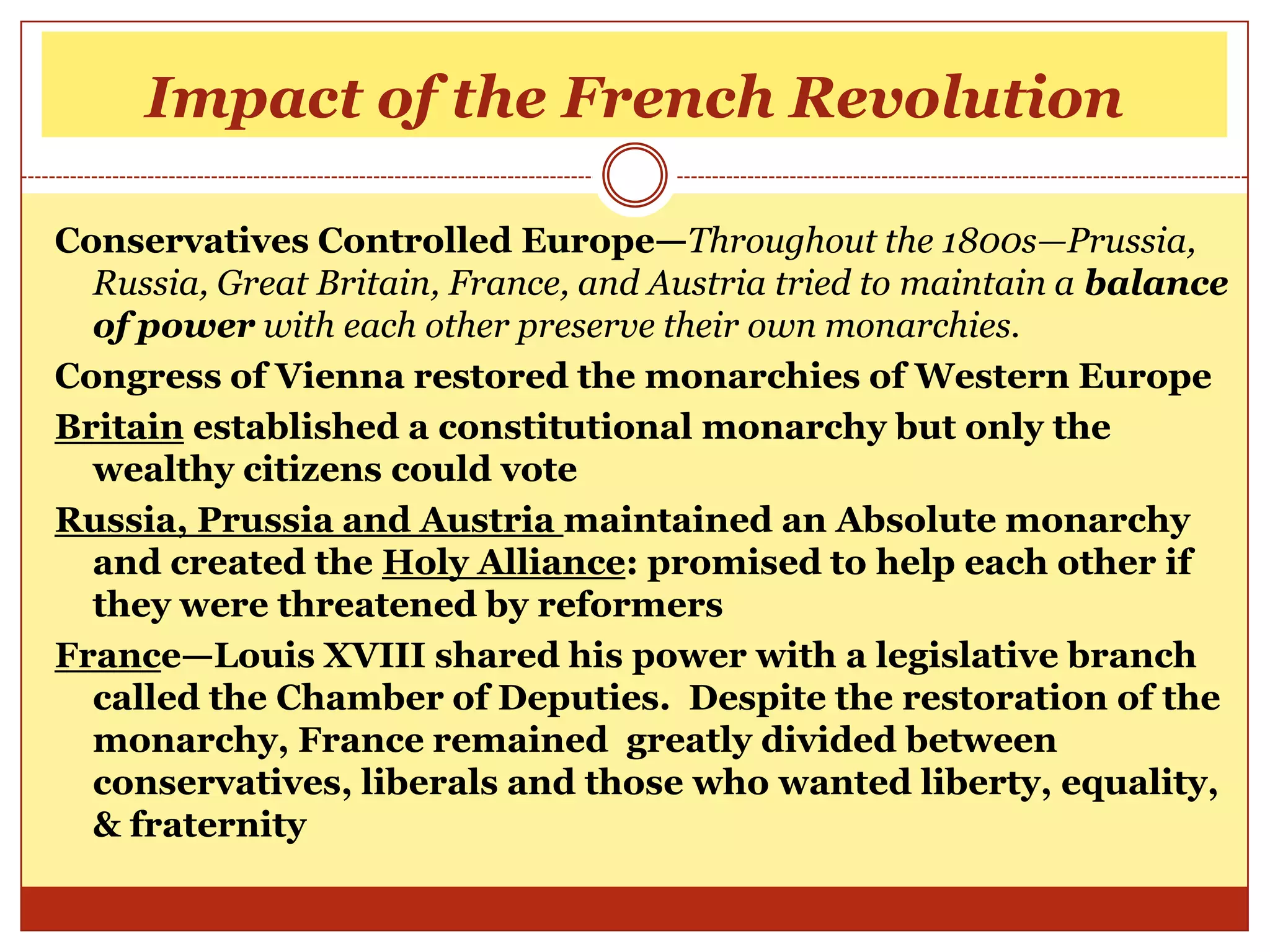 The french revolution | PPTX