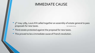 The french revolution | PPTX