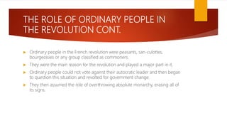 The French Revolution | PPTX