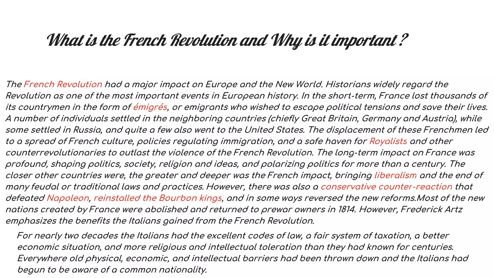 The french revolution | PPTX | Politics