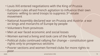 The French Revolution ppt class 9 history | PPTX