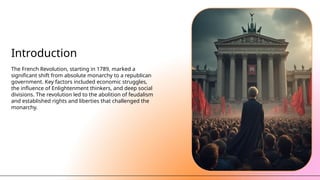 The French Revolution.pptxhjsjskshsjsjsk | PPTX