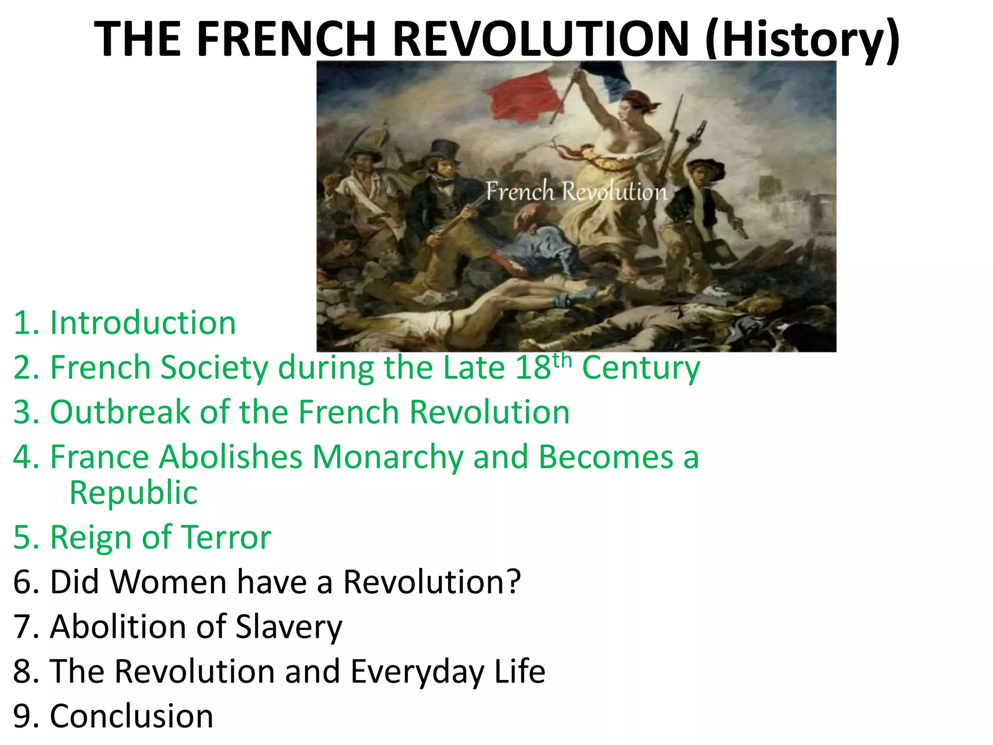 The French Revolution - Grade 9 CBSE (July 2020) | PPTX