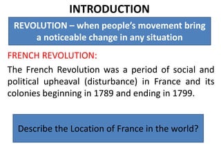 The French Revolution - Grade 9 CBSE (July 2020) | PPTX