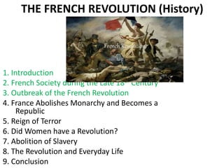 The French Revolution - Grade 9 CBSE (July 2020) | PPTX