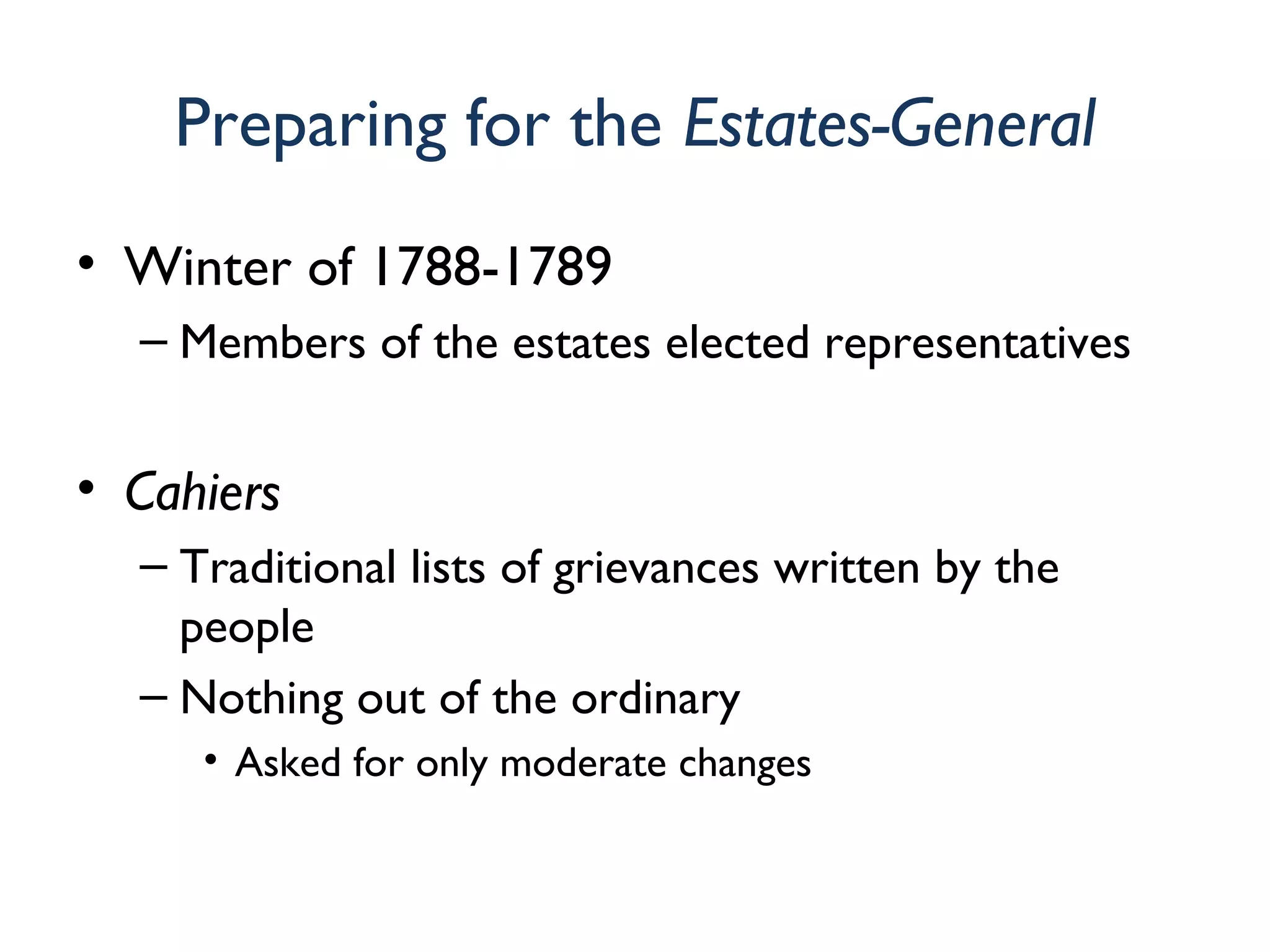 The french revolution 1789 | PPT | Religion & Spirituality