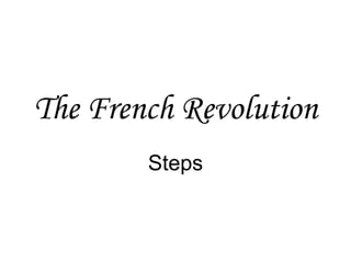 The french revolution notes | PPT
