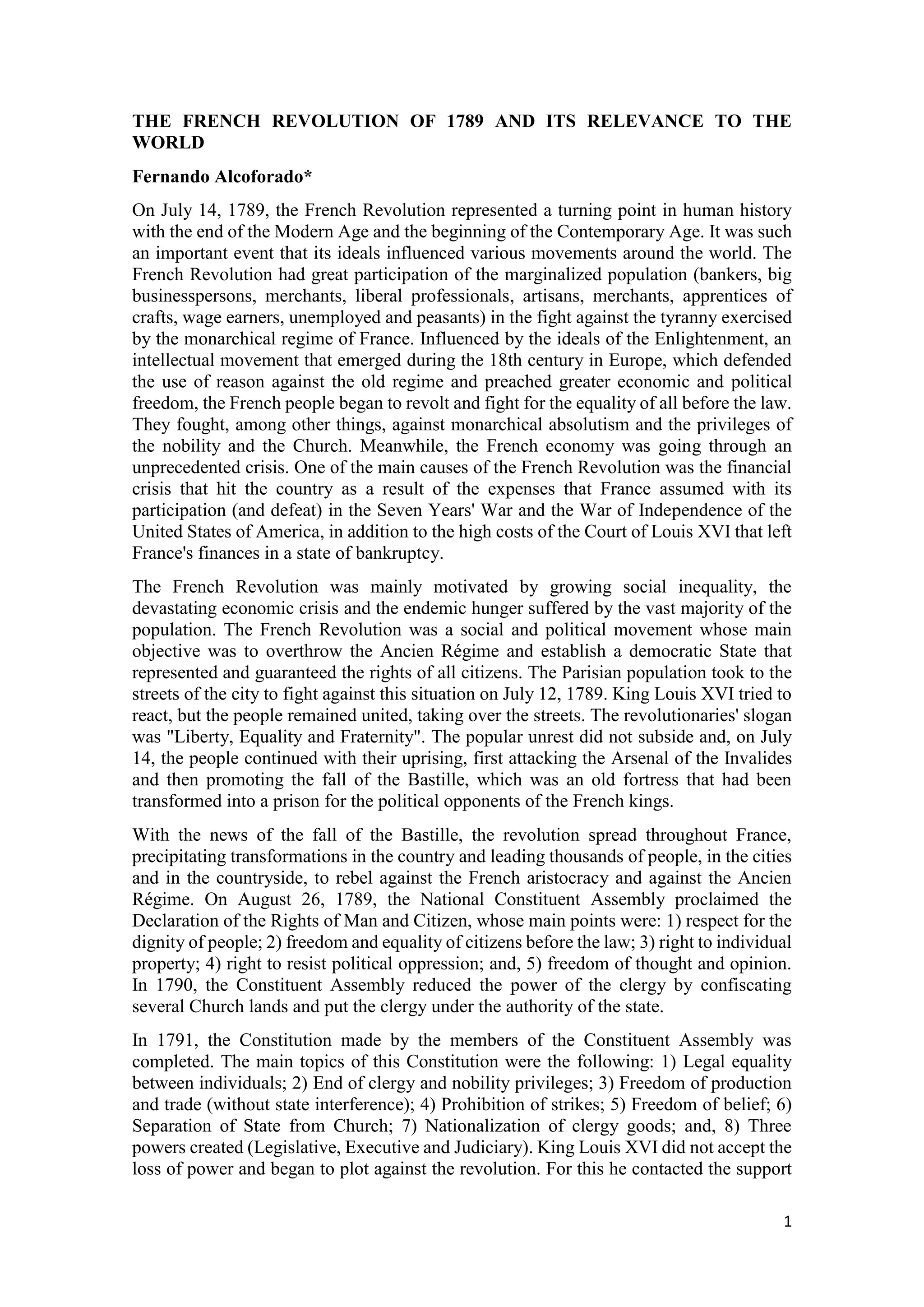 THE FRENCH REVOLUTION OF 1789 AND ITS RELEVANCE TO THE WORLD.pdf