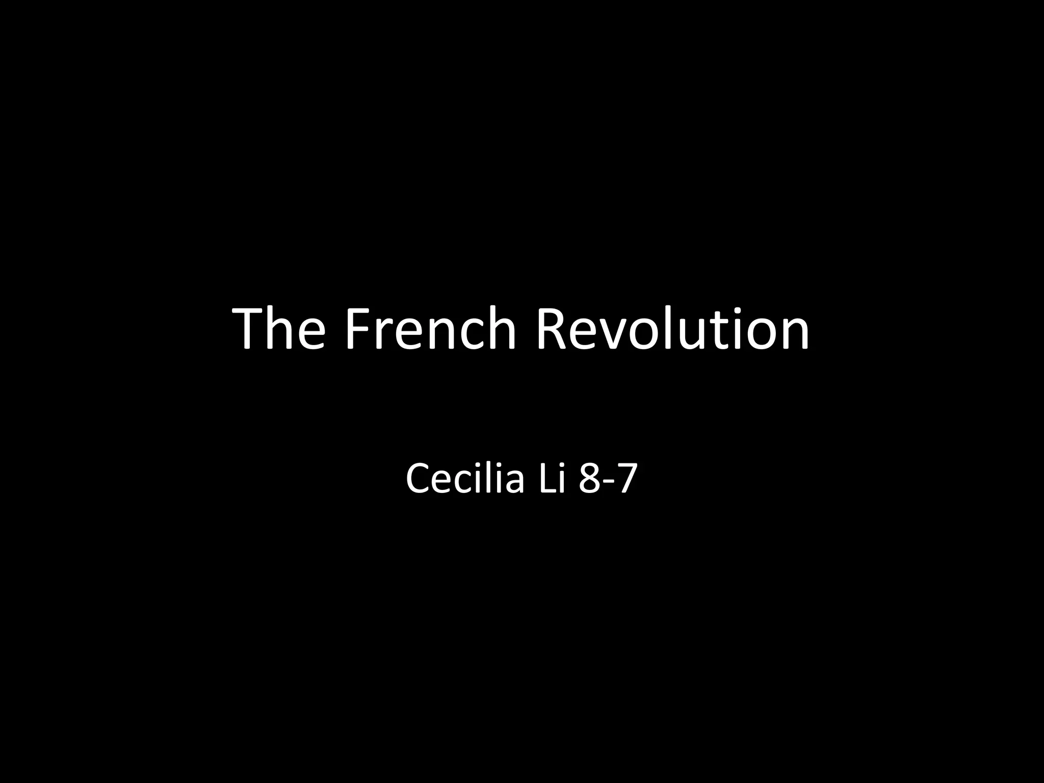 The french revolution ppt | PPT