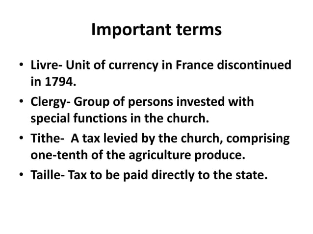 The French Revolution PPT | PPT | Free Download