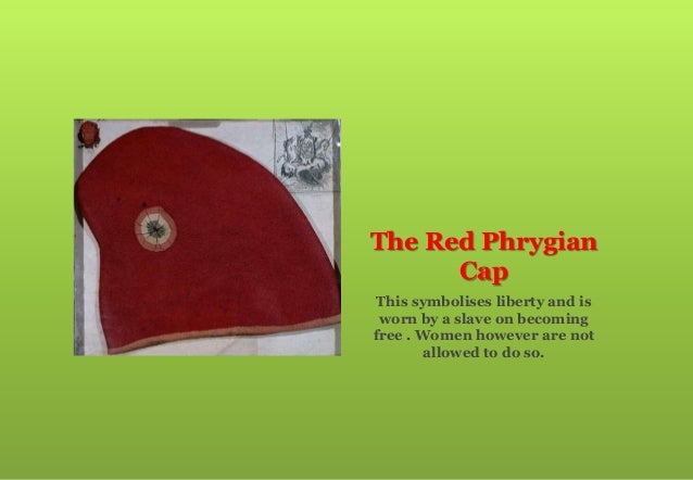Political Symbols Of French Revolution Red Phrygian Cap