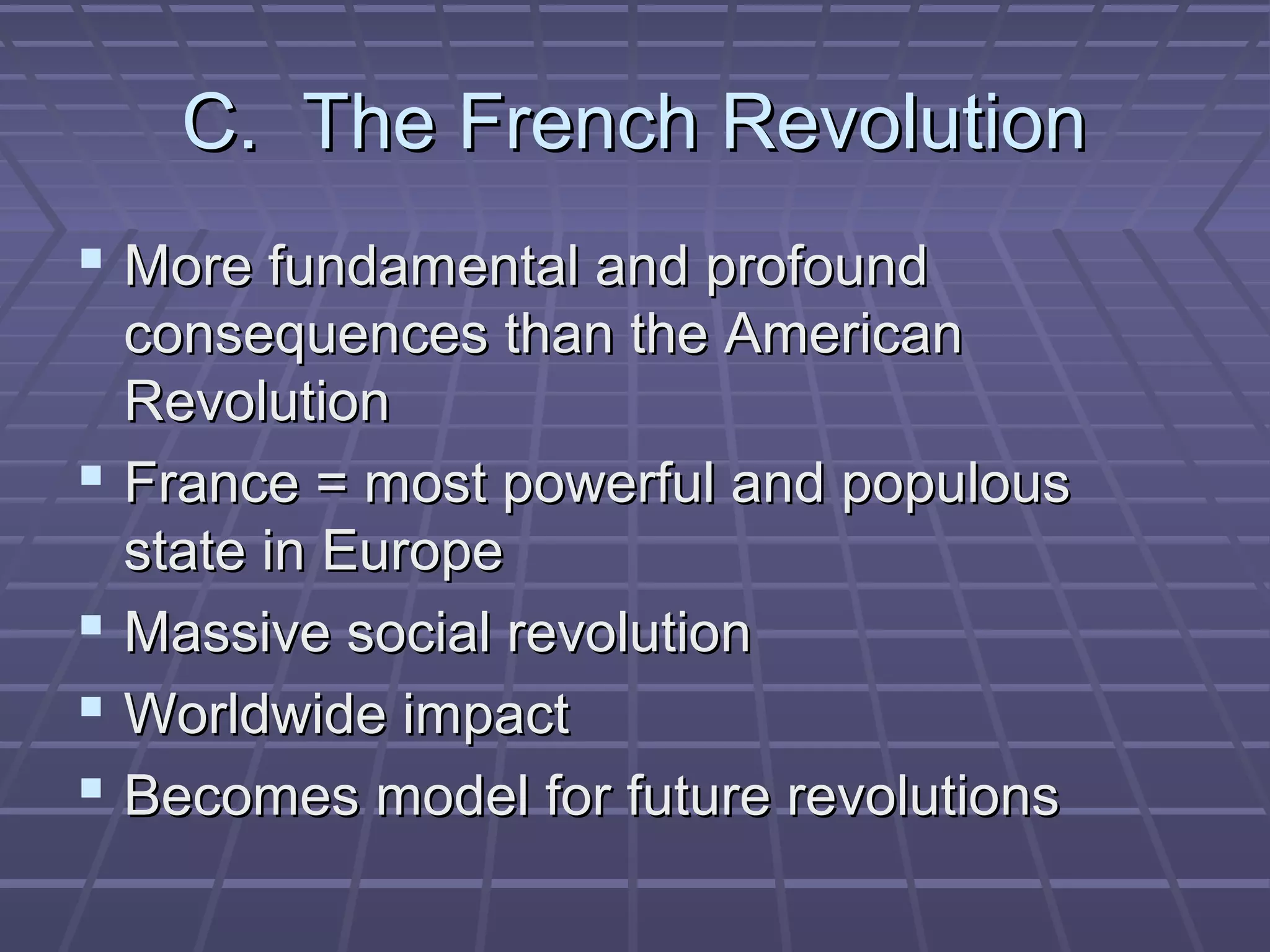 The french revolution project | PPT