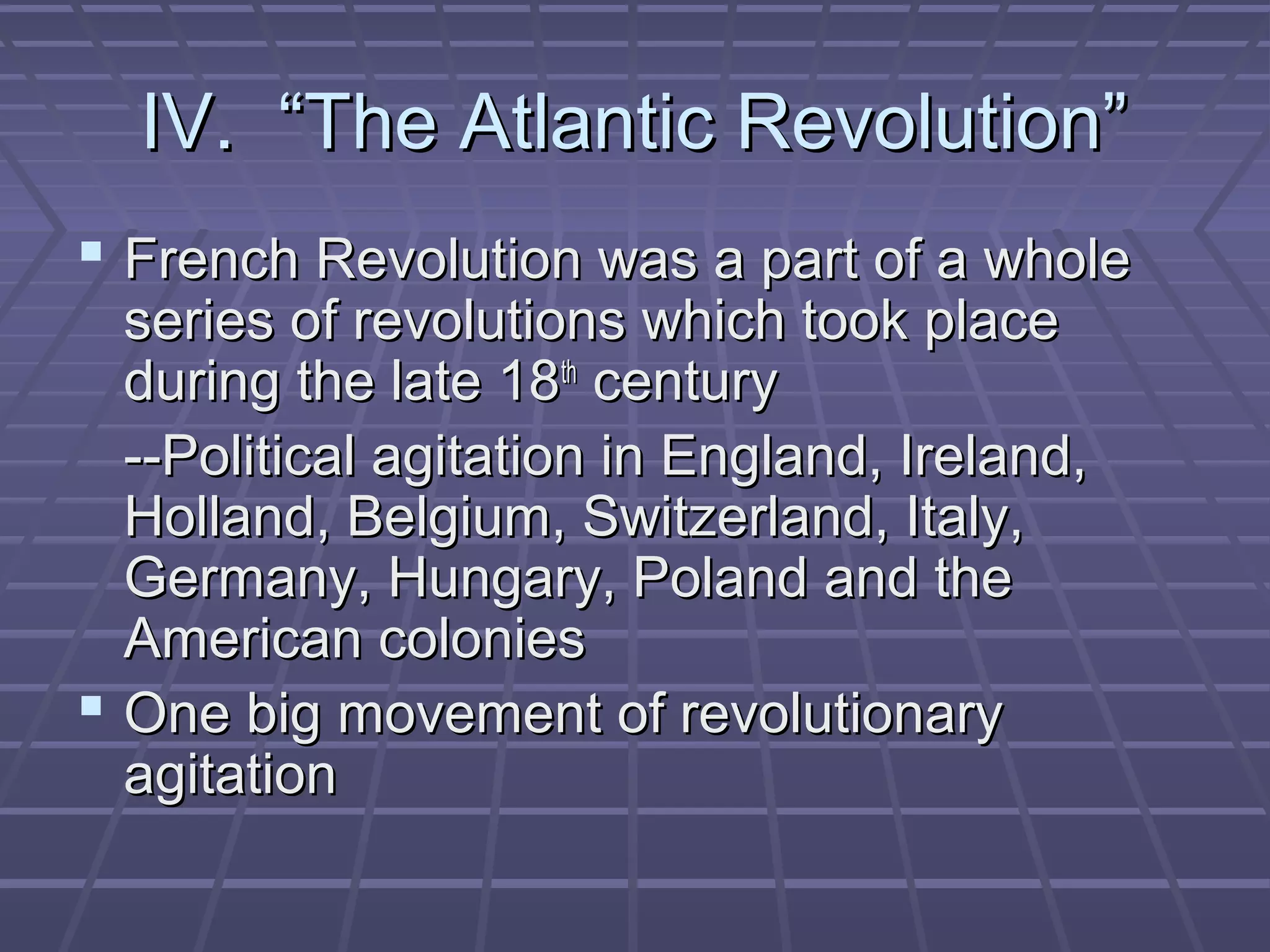 The french revolution project | PPT