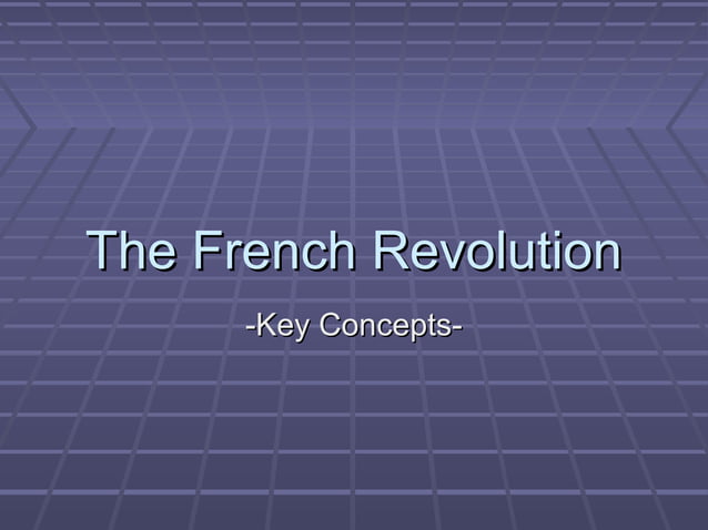 The french revolution project | PPT