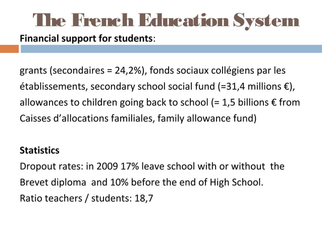 The french school system sd | PPT