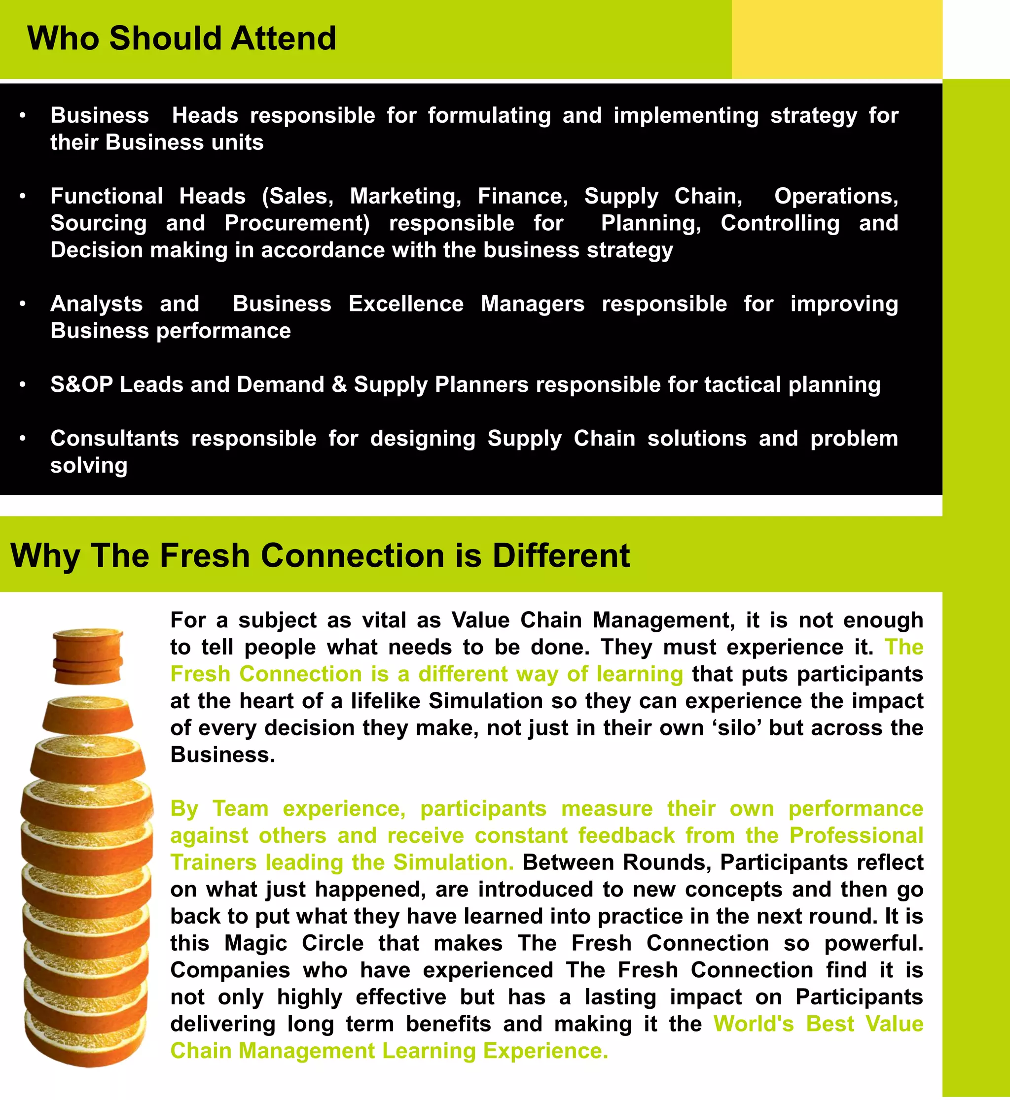 The Fresh Connection - Simulation based Supply Chain Learning Platform ...