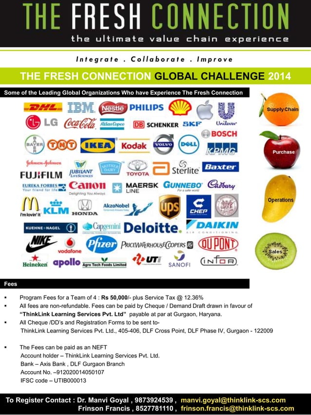 The fresh connection global challenge 2014 brochure | PDF