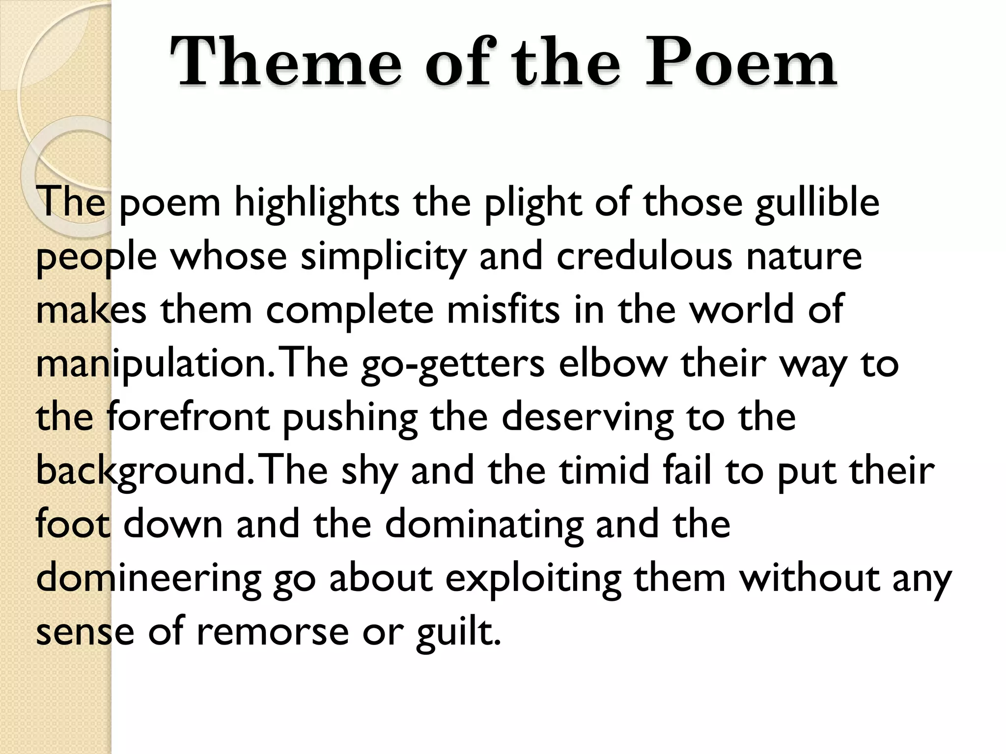 The Frog and the Nightingale by Vikram Seth | PPSX