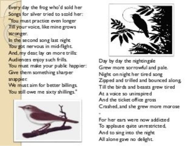 The frog and the nightingale