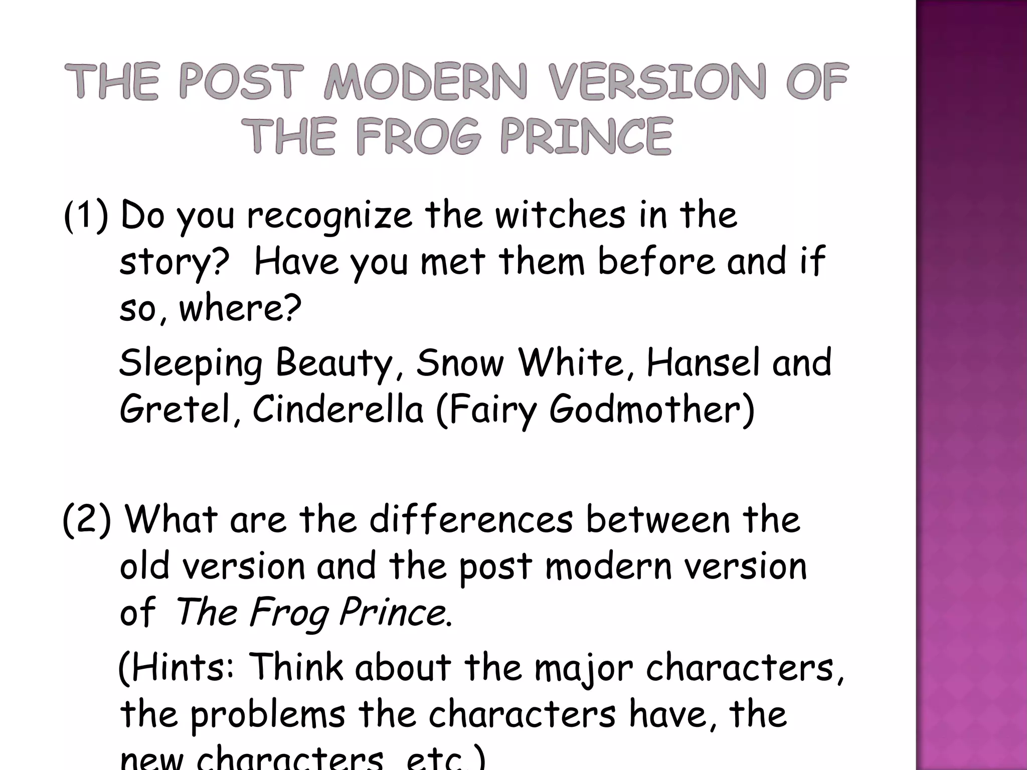 The Frog Prince | PPT