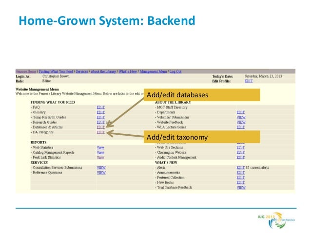The Front Face of the ERM