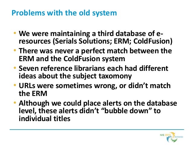 The Front Face of the ERM