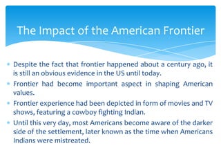American Frontier Movies