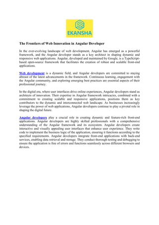 The Frontiers of Web Innovation in Angular Developer.pdf