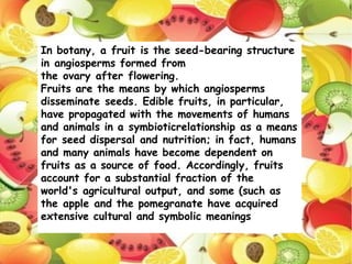 The fruits | PPT
