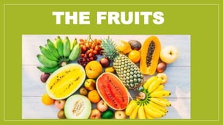 DIAPOSITIVA LAS FRUTAS EN INGLES PARA PRIMARIA | PPT