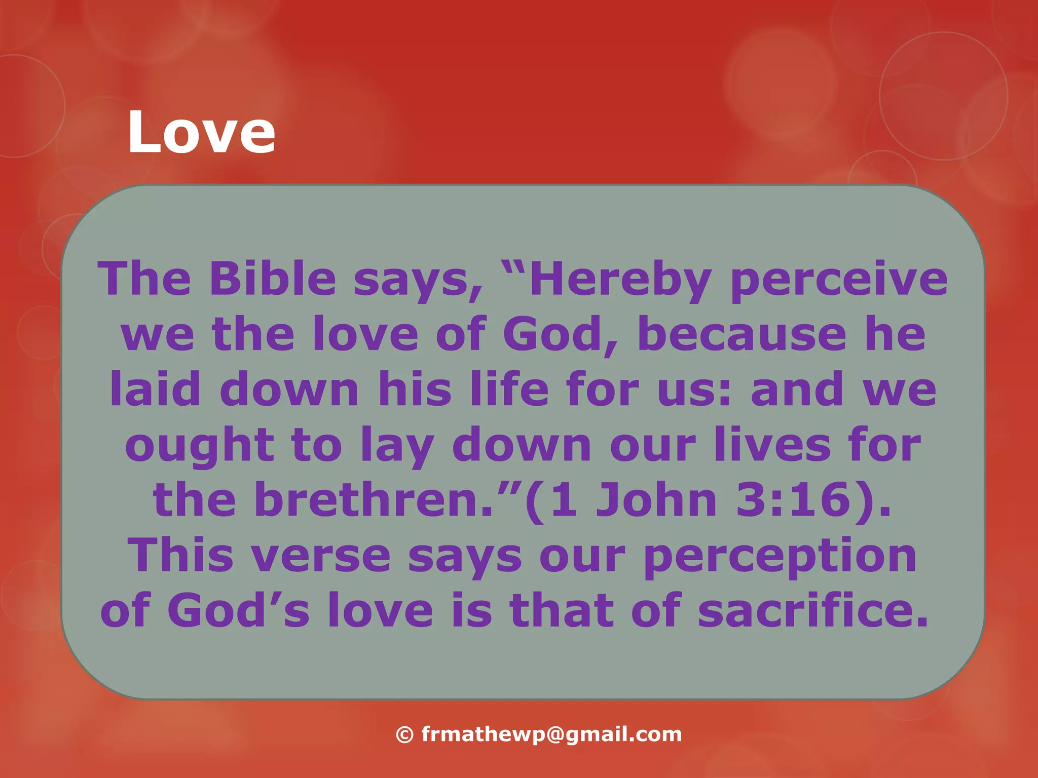 The fruits of the holy spirit | PPT
