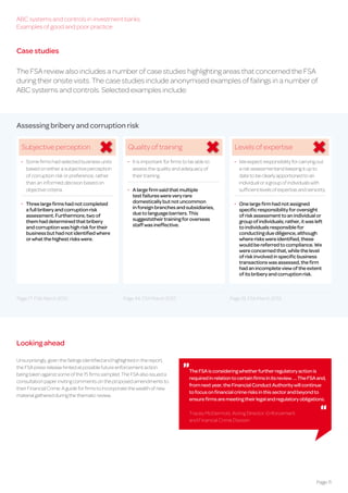 White Paper: A summary of the FSA thematic review | PDF