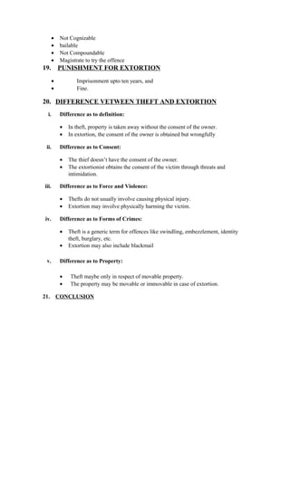 Theft Llb Part 1 Pakistan Penal Code Doc