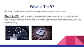 Theft in information security | PDF