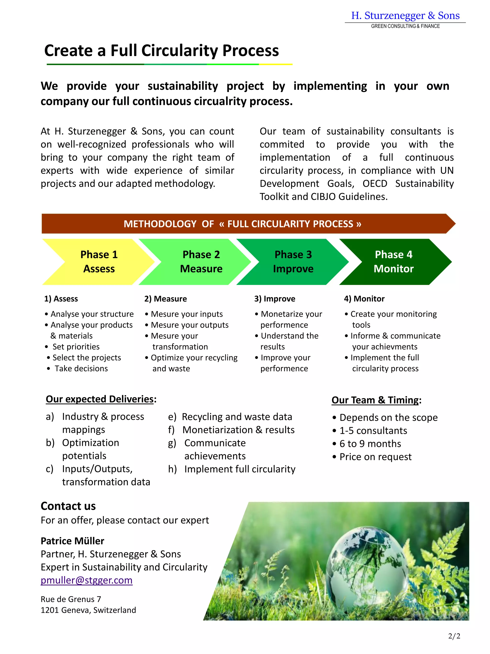 The full circularity process by stgger | PDF