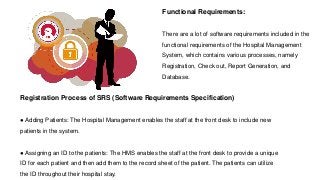 The Functional and Non-functional Requirement for Hospital Management ...