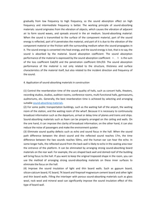 The Function and Principle of Sound absorbing Materials.pdf