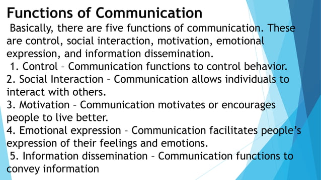 The Function, Nature, and Process of Communication.pptx | Computer Networking | Computing