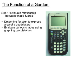 The Function of a Garden | PPT