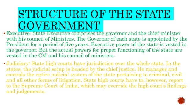The function of state government | PPTX | Law