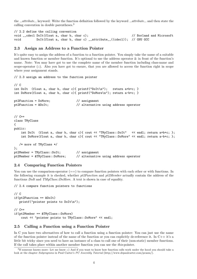 The Function Pointer Tutorials Pdf Programming Languages Computing