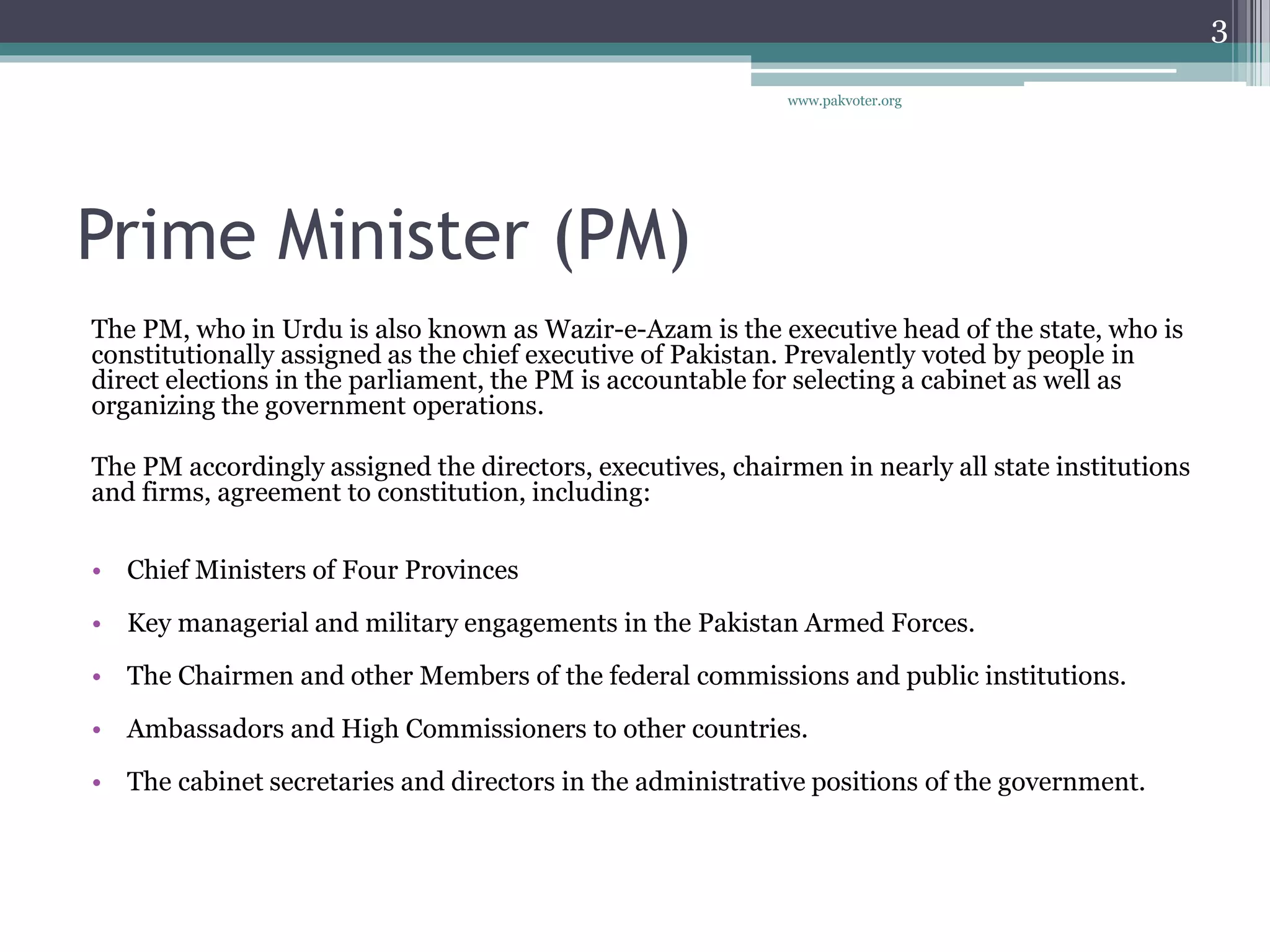 The functions of government executive branch | PPTX