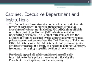 The functions of government executive branch | PPTX