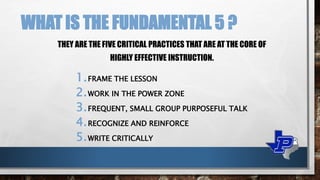 The Fundamental 5 (2017) | PPTX