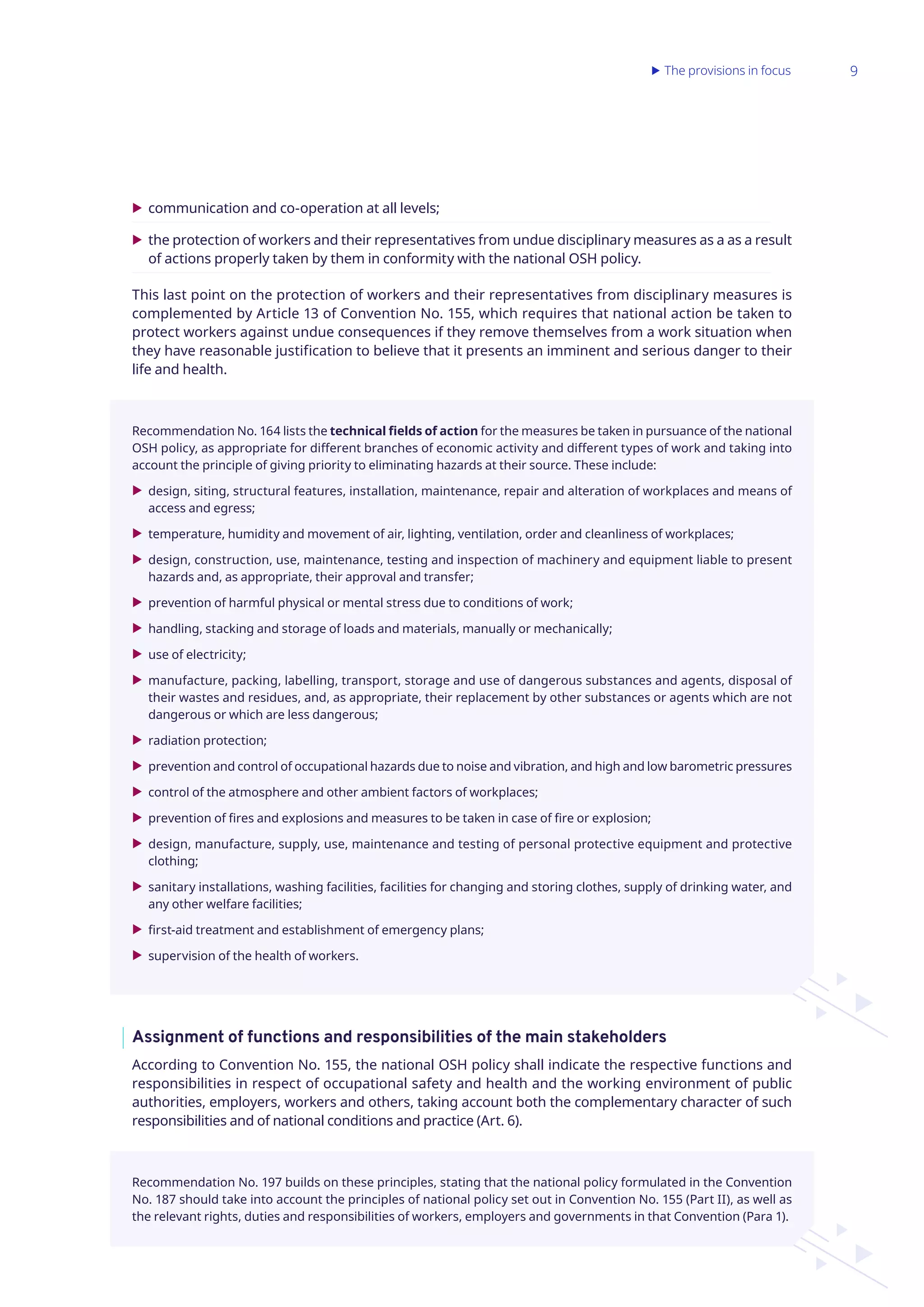 The fundamental conventions on occupational safety and health - ILO | PDF