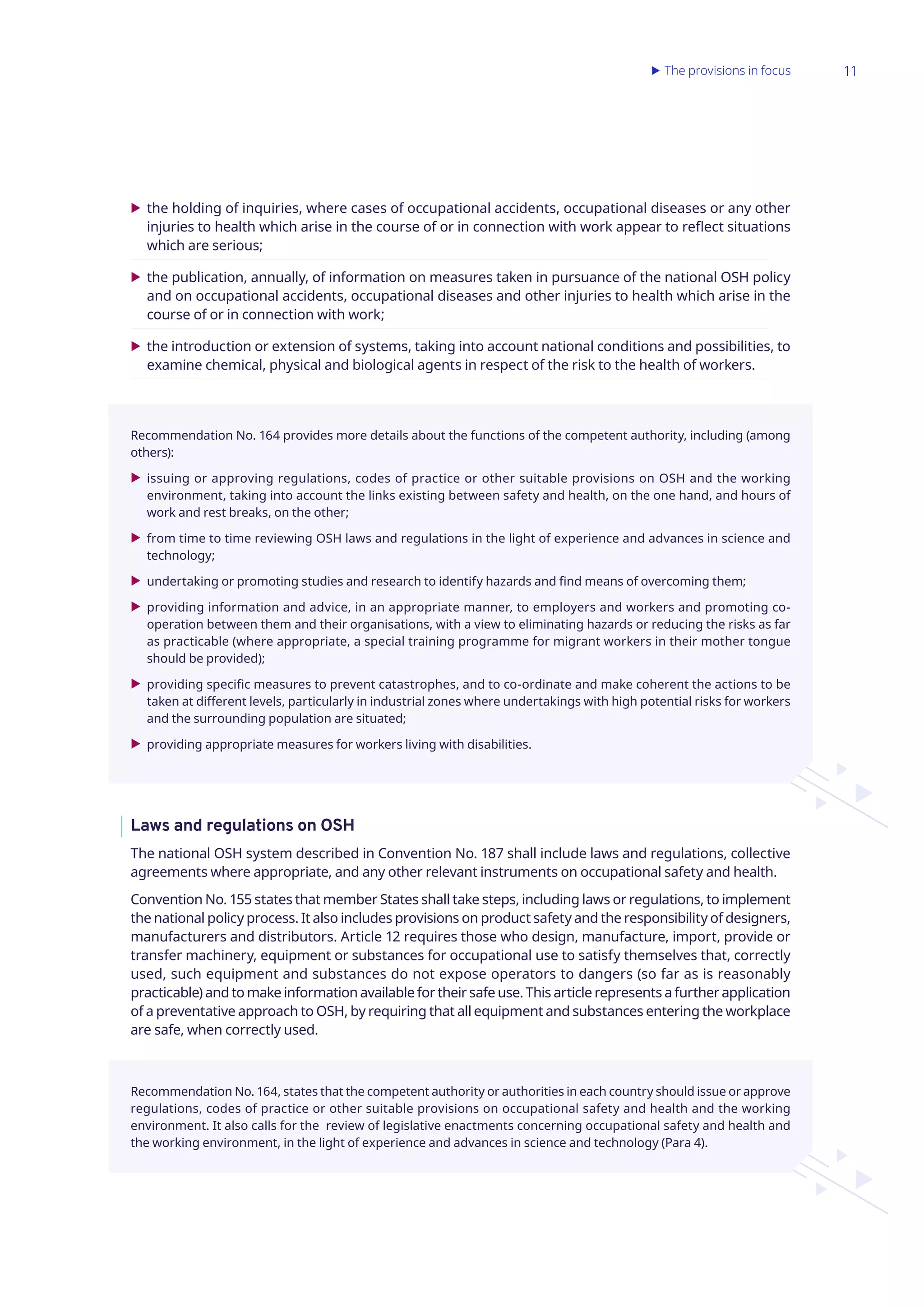 The fundamental conventions on occupational safety and health - ILO | PDF