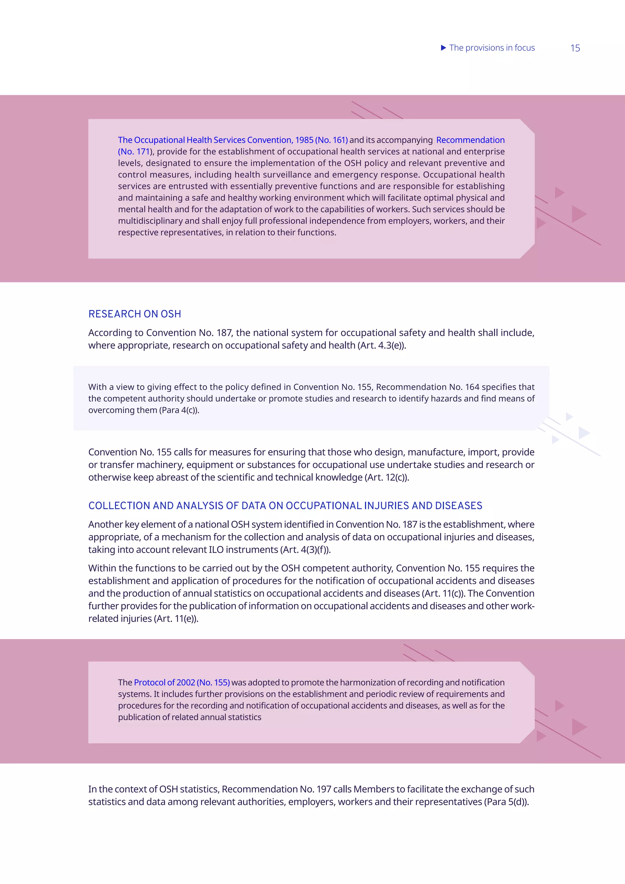 The fundamental conventions on occupational safety and health - ILO | PDF